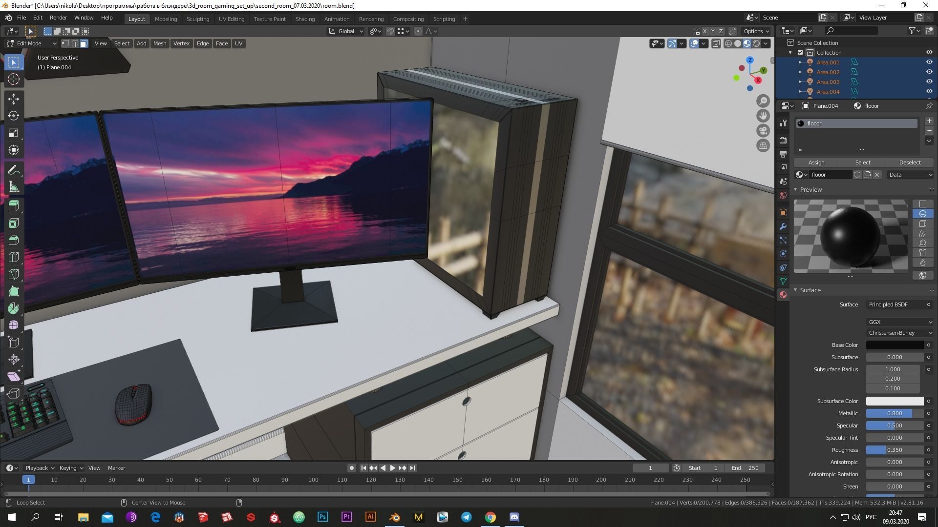 3D model Cool 3D gaming set-up VR / AR / low-poly | CGTrader