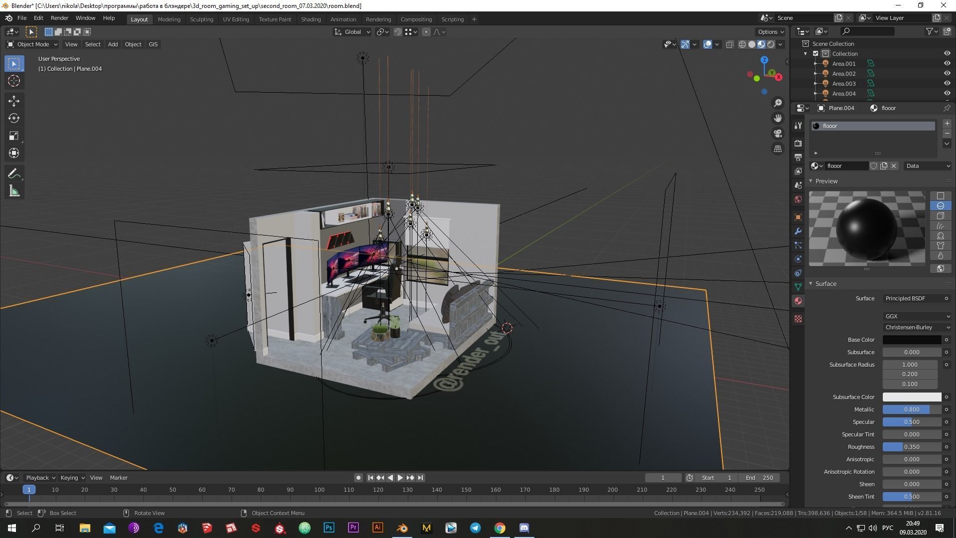 3D model Cool 3D gaming set-up VR / AR / low-poly | CGTrader