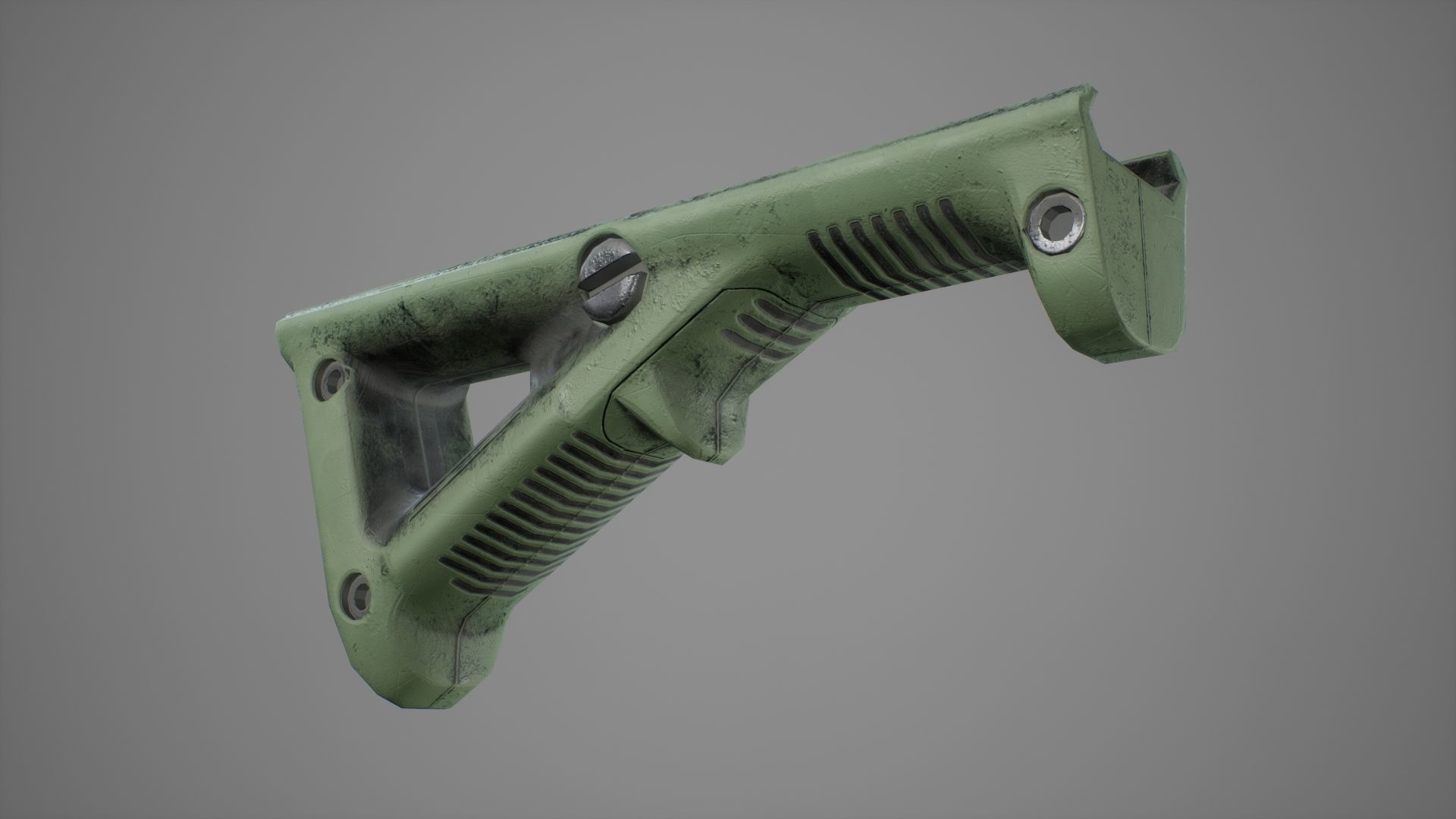 3D model Angled Grip - FPS Gun Attachment for Unreal Engine VR / AR ...