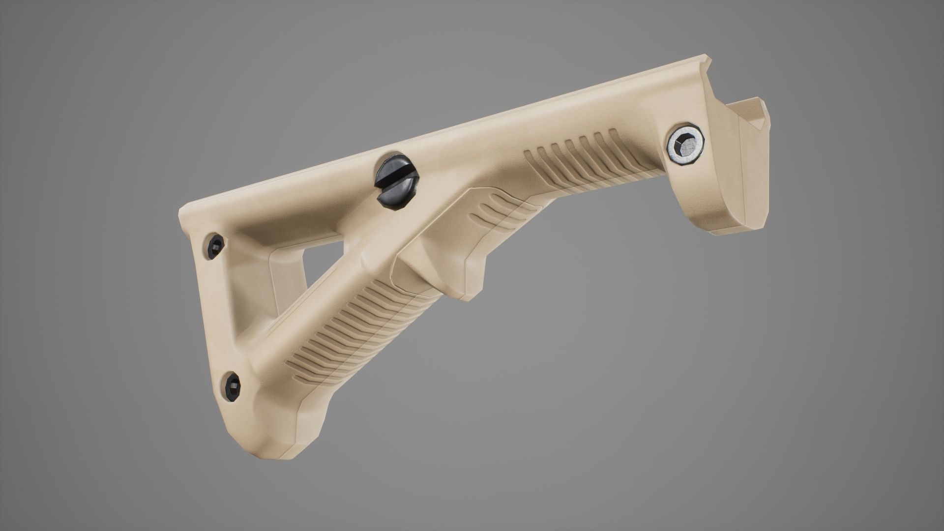 3D model Angled Grip - FPS Gun Attachment for Unreal Engine VR / AR ...