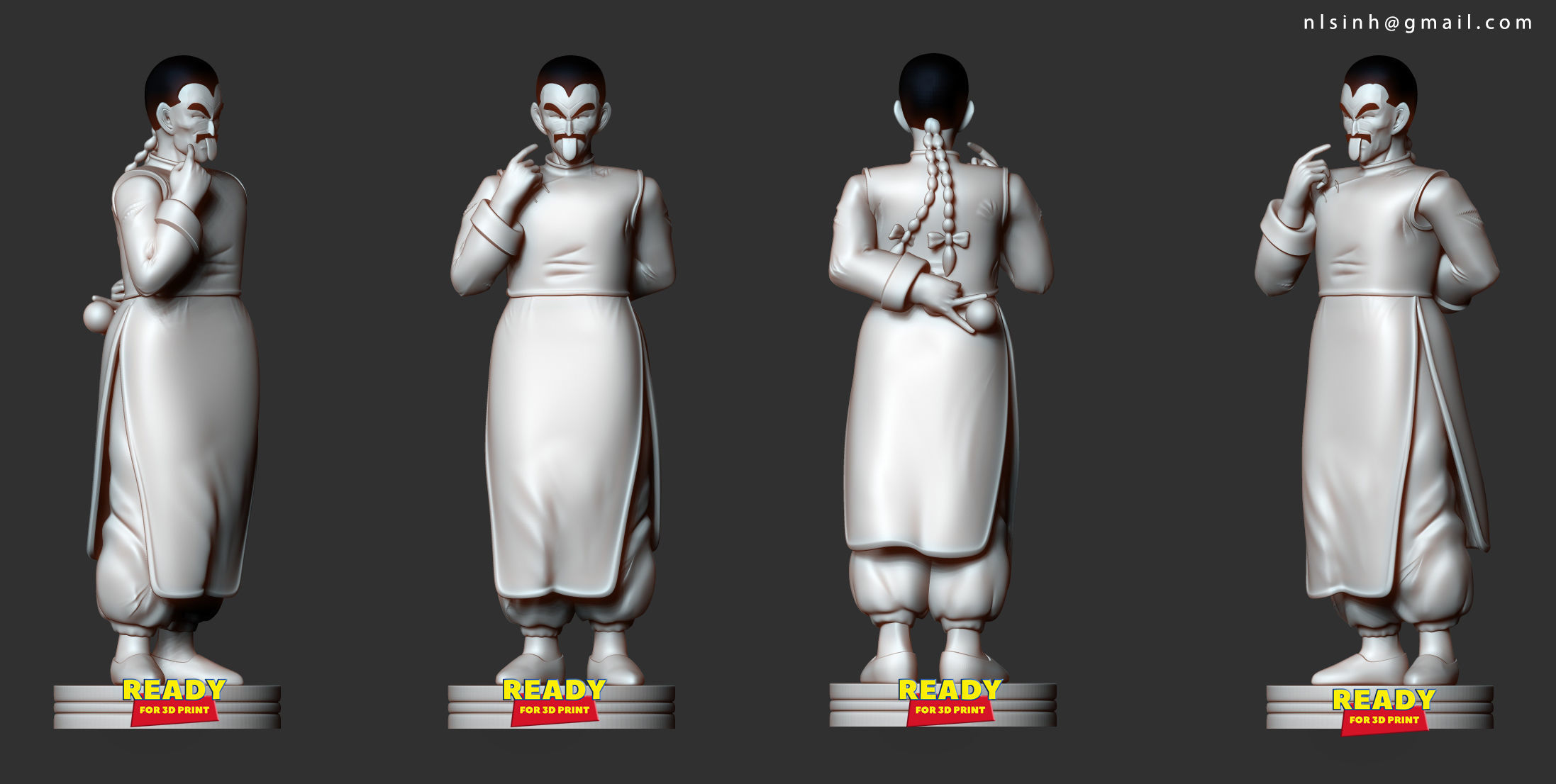 Taopaipai - Dragon Ball Fanart 3D model 3D printable | CGTrader