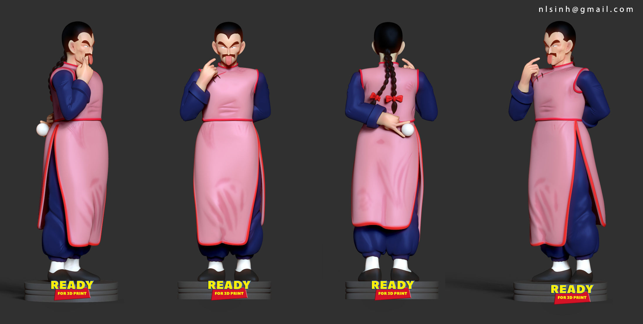 Taopaipai - Dragon Ball Fanart 3D model 3D printable | CGTrader