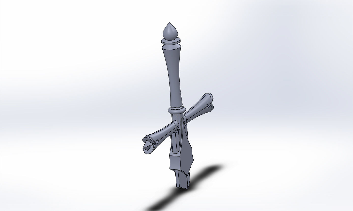 Fate Apocrypha Joan of Arc Sword Handle 3D model 3D printable | CGTrader
