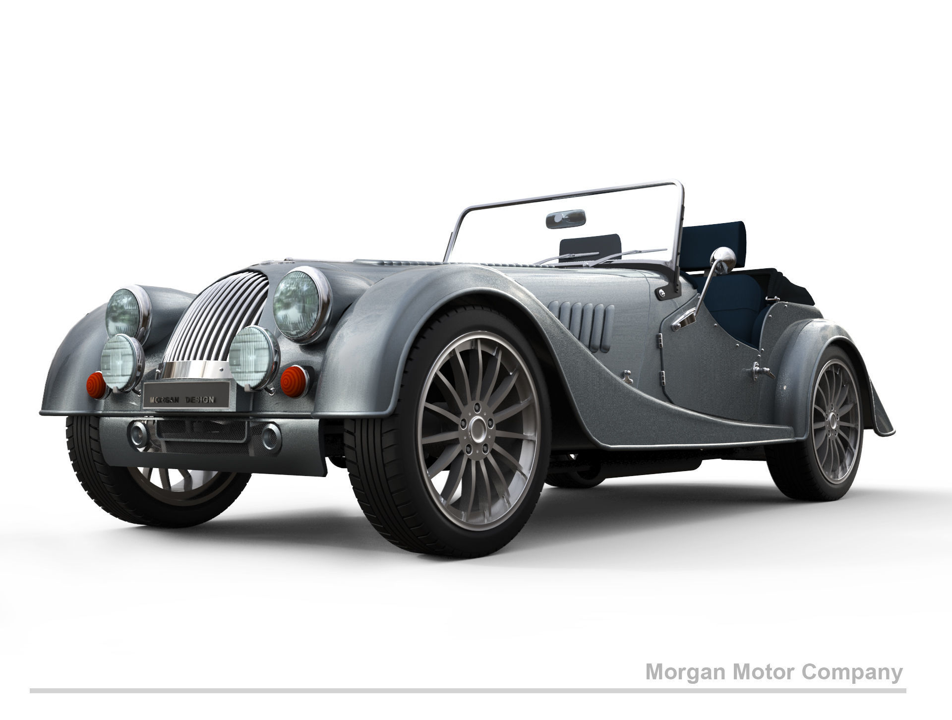 Morgan Motor Company 3D model rigged | CGTrader