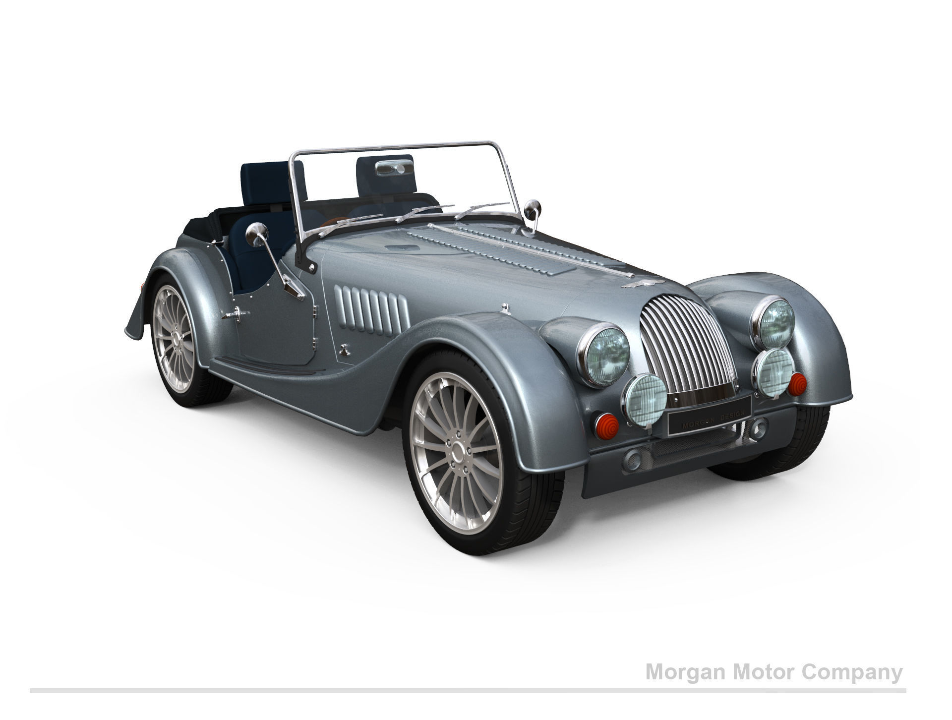 Morgan Motor Company 3D model rigged | CGTrader