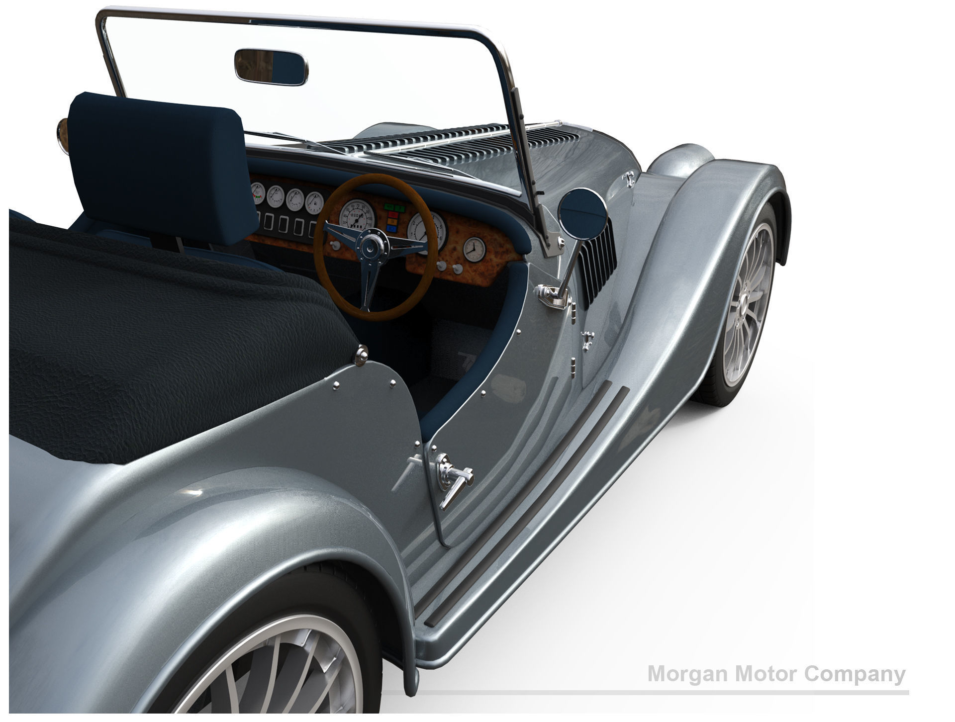 Morgan Motor Company 3D model rigged | CGTrader