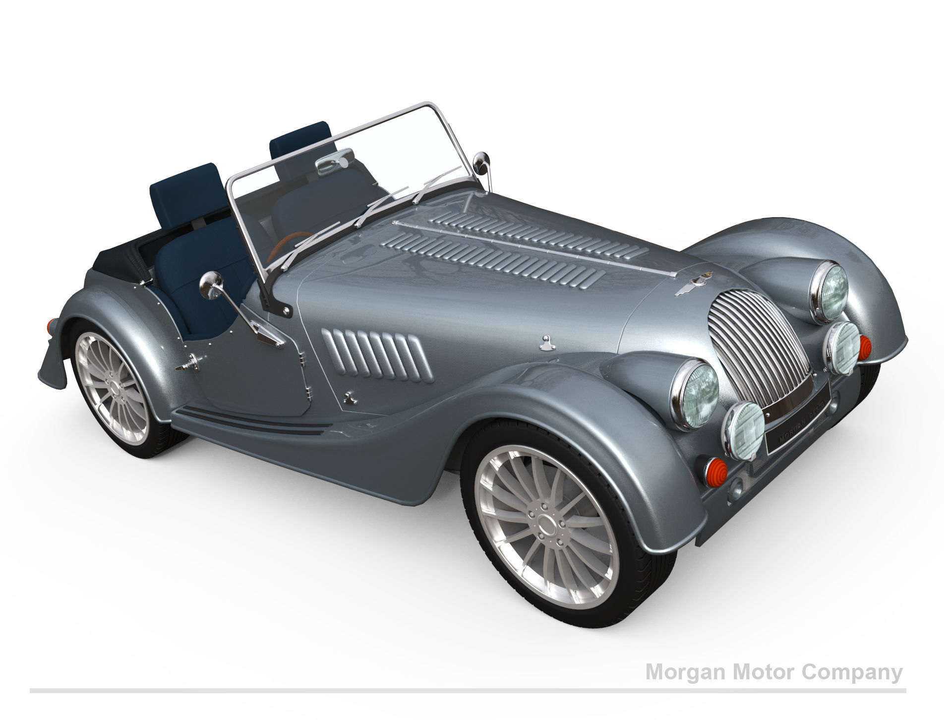 Morgan Motor Company 3D model rigged | CGTrader