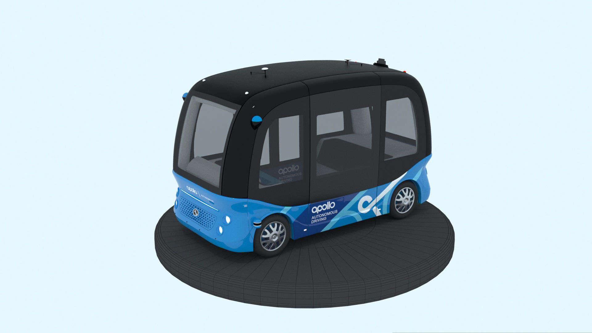 Driverless vehicle 3D model | CGTrader