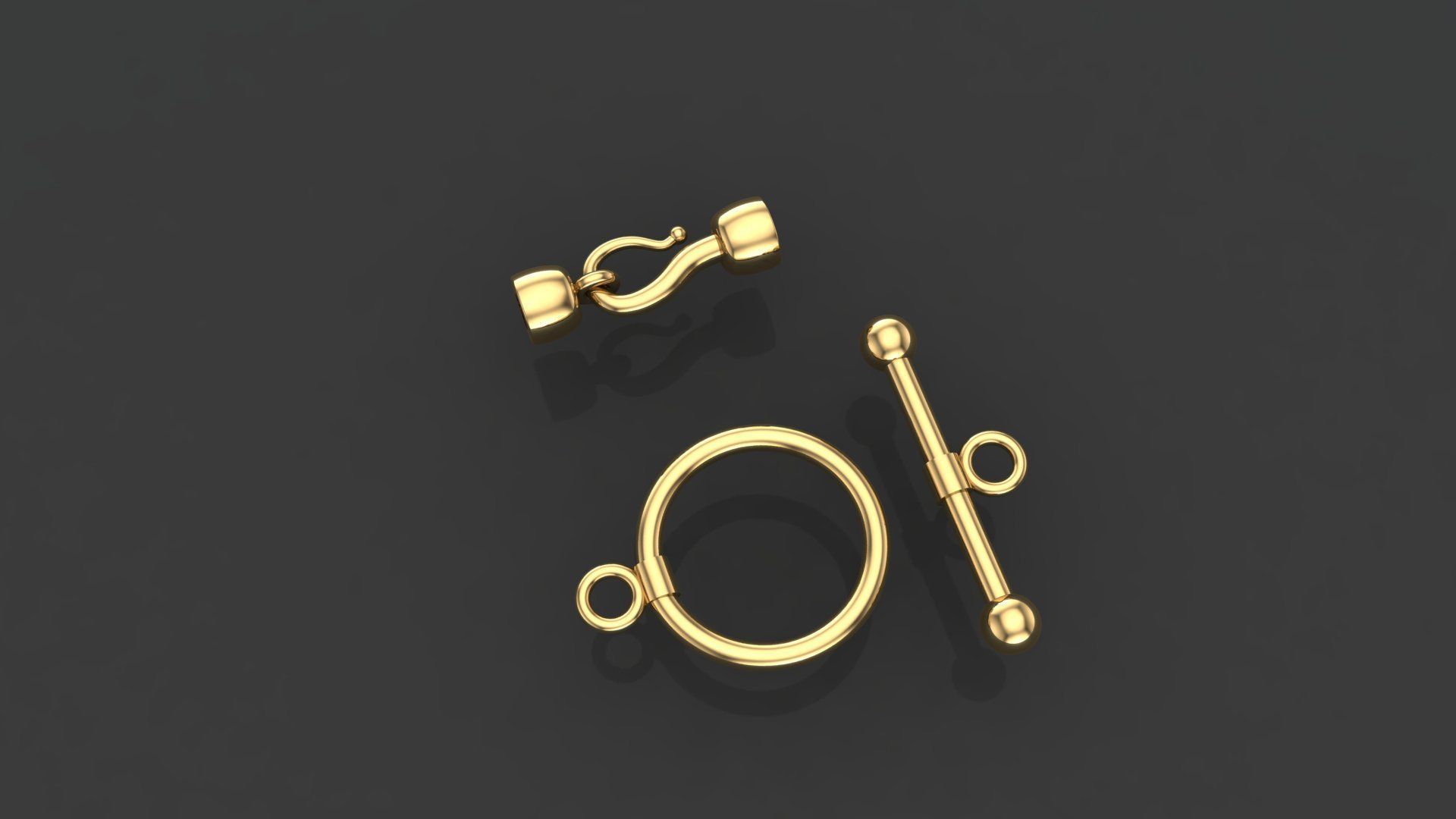 Jewelry Accessories Bracelets Lock and clasps Collection 3D model 3D ...
