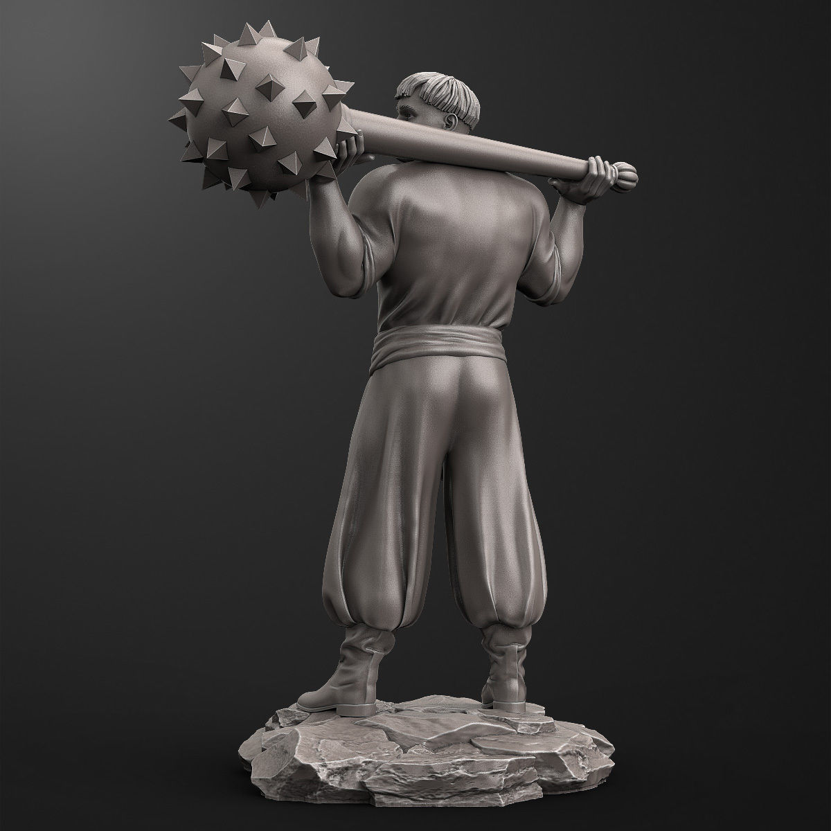 Hero sculpture 3D model 3D printable | CGTrader
