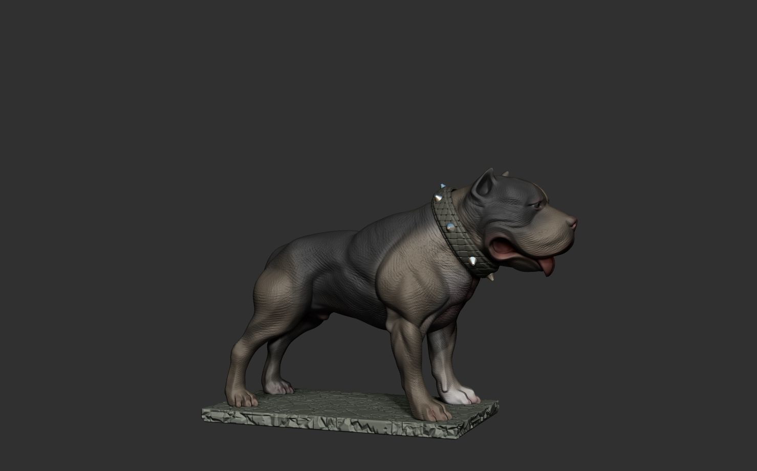 staffordshire terrier 3D model 3D printable | CGTrader