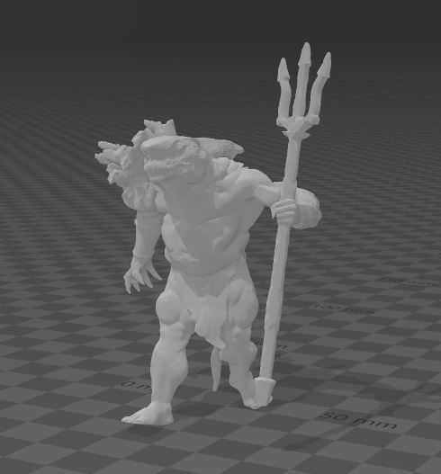 megalodon yetis - ogor mawtribes - dynamic pose 3D model 3D printable ...