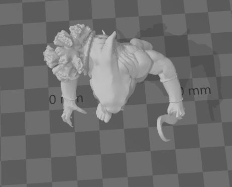 megalodon yetis - ogor mawtribes - dynamic pose 3D model 3D printable ...