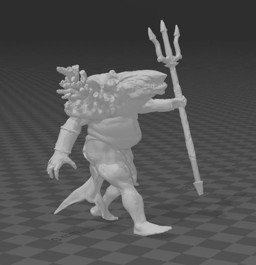 megalodon yetis - ogor mawtribes - dynamic pose 3D model 3D printable ...