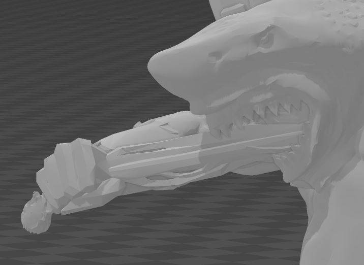megalodon yetis - ogor mawtribes - dynamic pose 3D model 3D printable ...