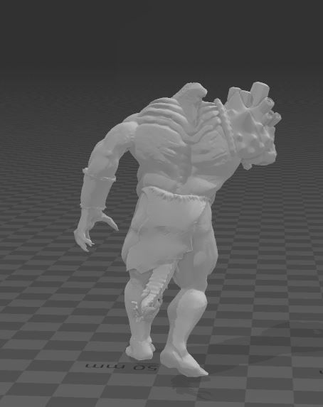 megalodon yetis - ogor mawtribes - dynamic pose 3D model 3D printable ...