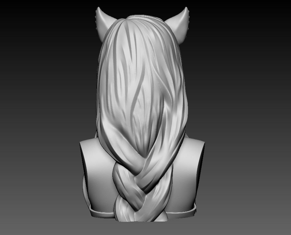 Bust - Ahri 3D model 3D printable | CGTrader