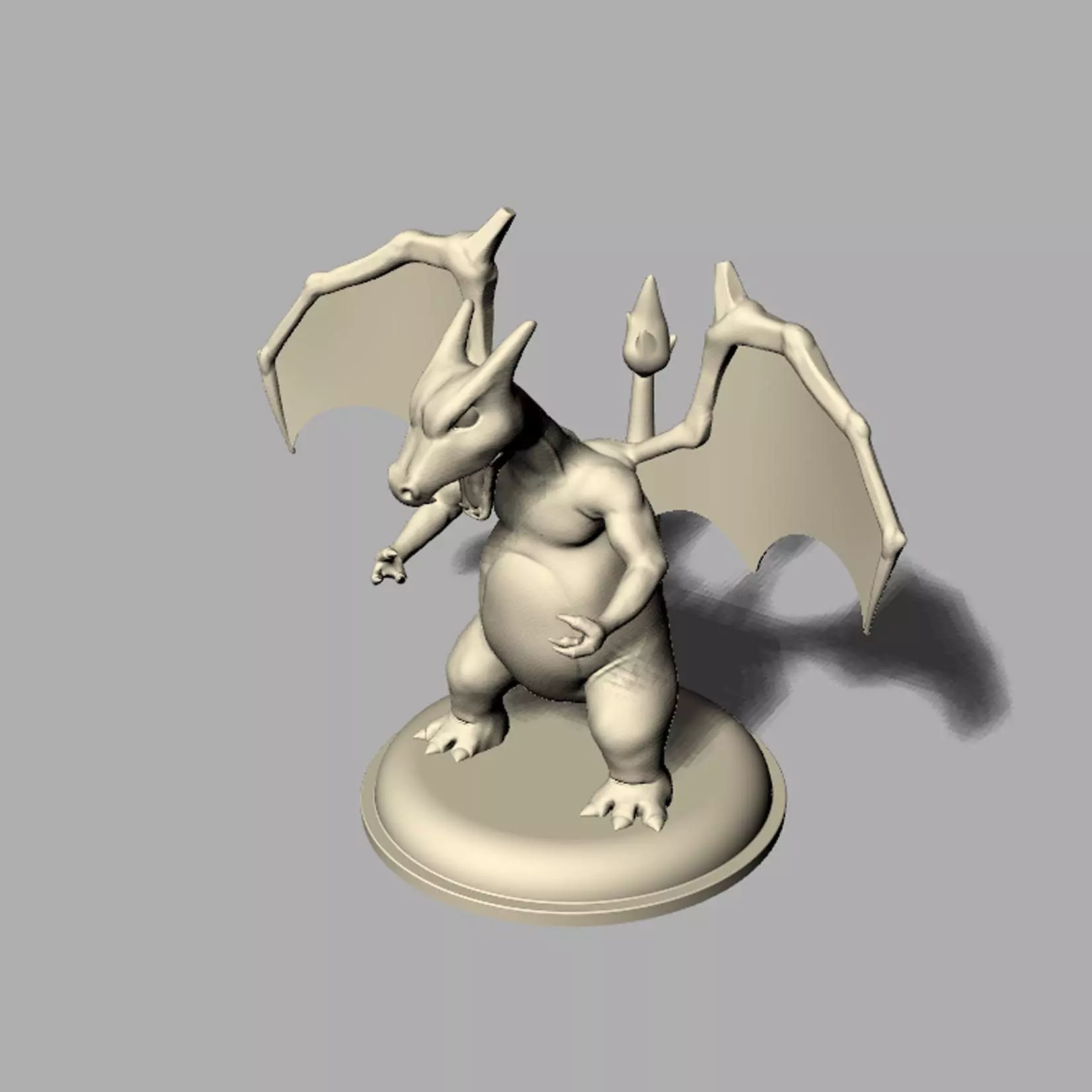 3d figure Pokemon Charizard 3D model 3D printable | CGTrader