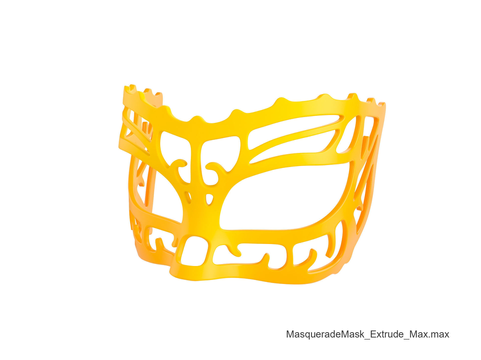 Masquerade Mask 3D model | CGTrader