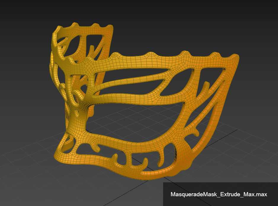 Masquerade Mask 3D model | CGTrader