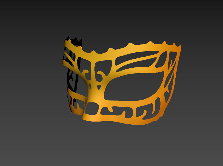 Masquerade Mask 3D model | CGTrader