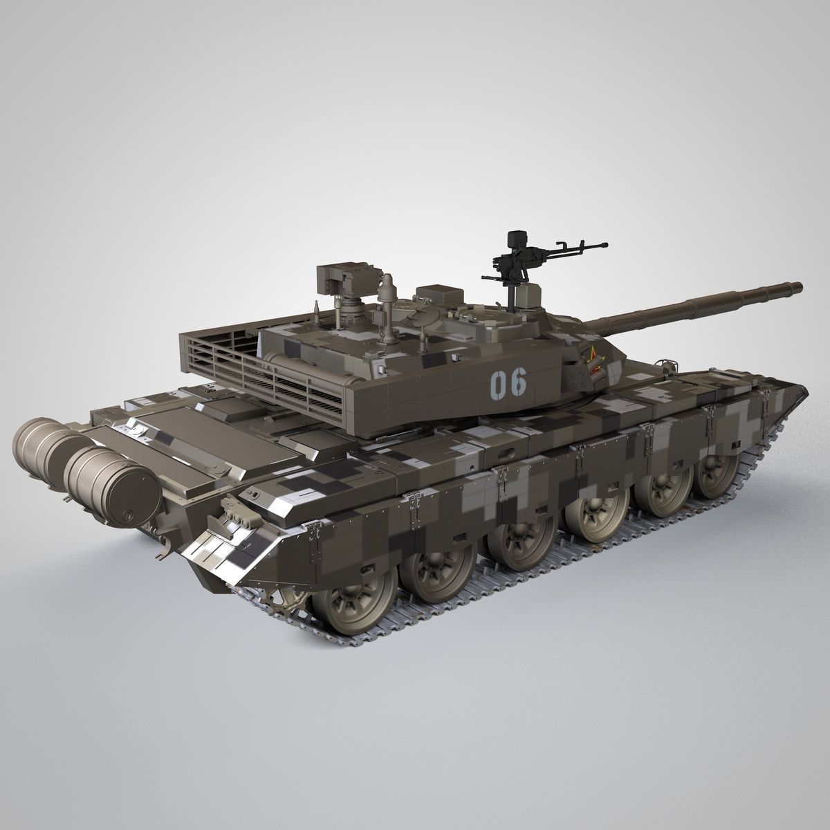 China ZTZ-99 tank 3D model | CGTrader
