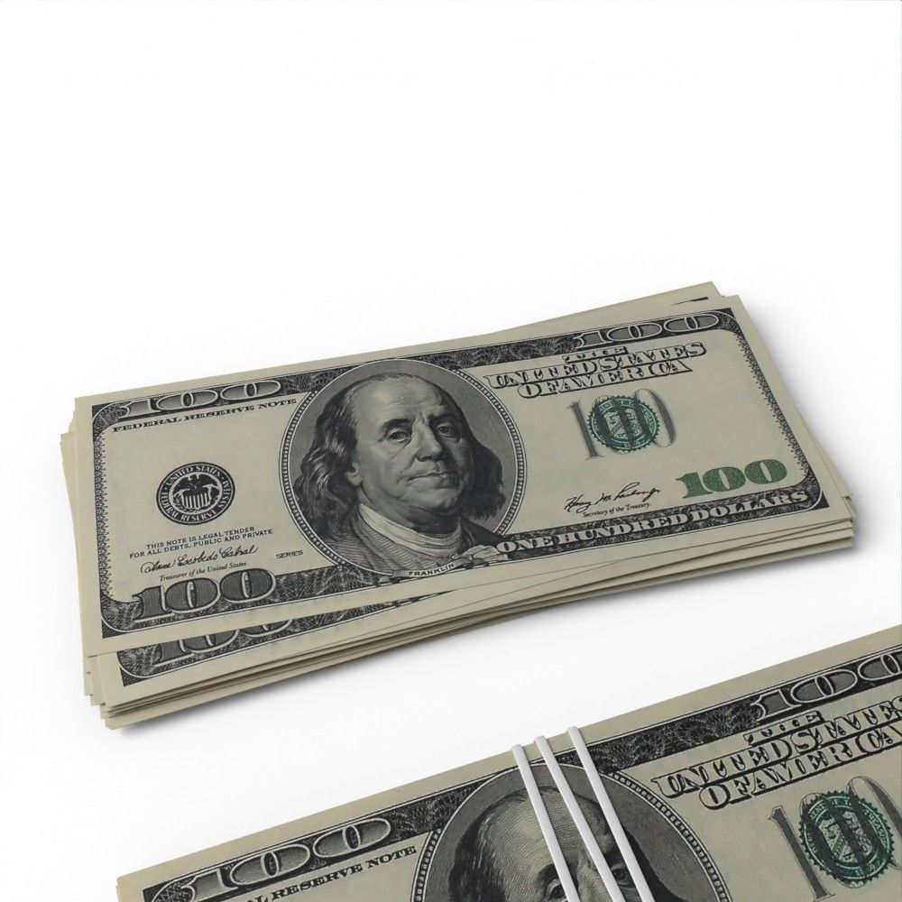 Dollar Bills stack 3D model | CGTrader