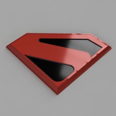 Superman Chest Emblem 3D model 3D printable | CGTrader