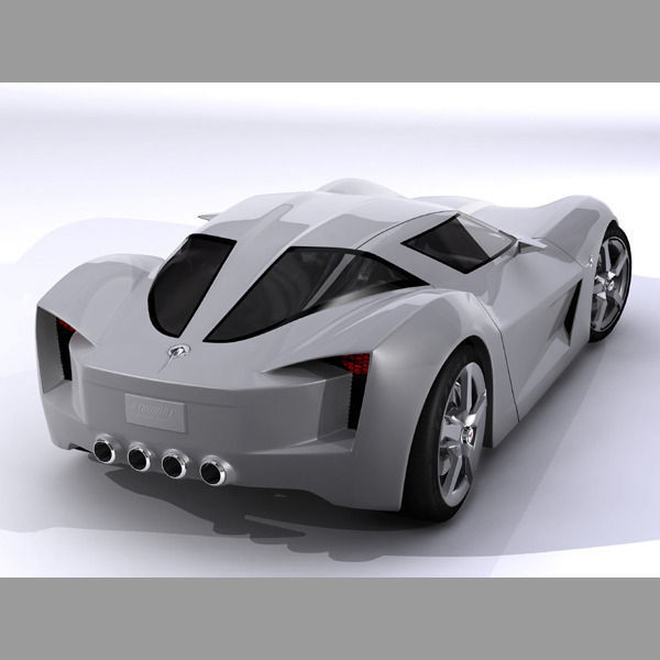 Chevrolet Corvette C7 Stingray Concept 3D Model MAX OBJ 3DS - CGTrader.com
