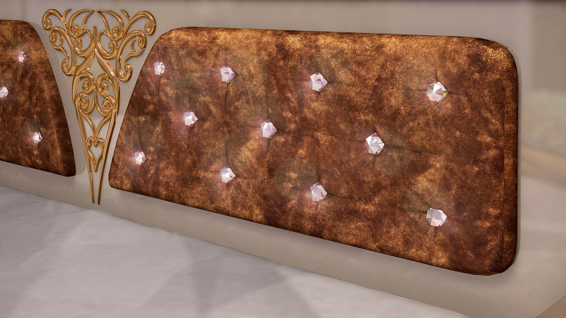 Bedroom in arabic style 3D model | CGTrader