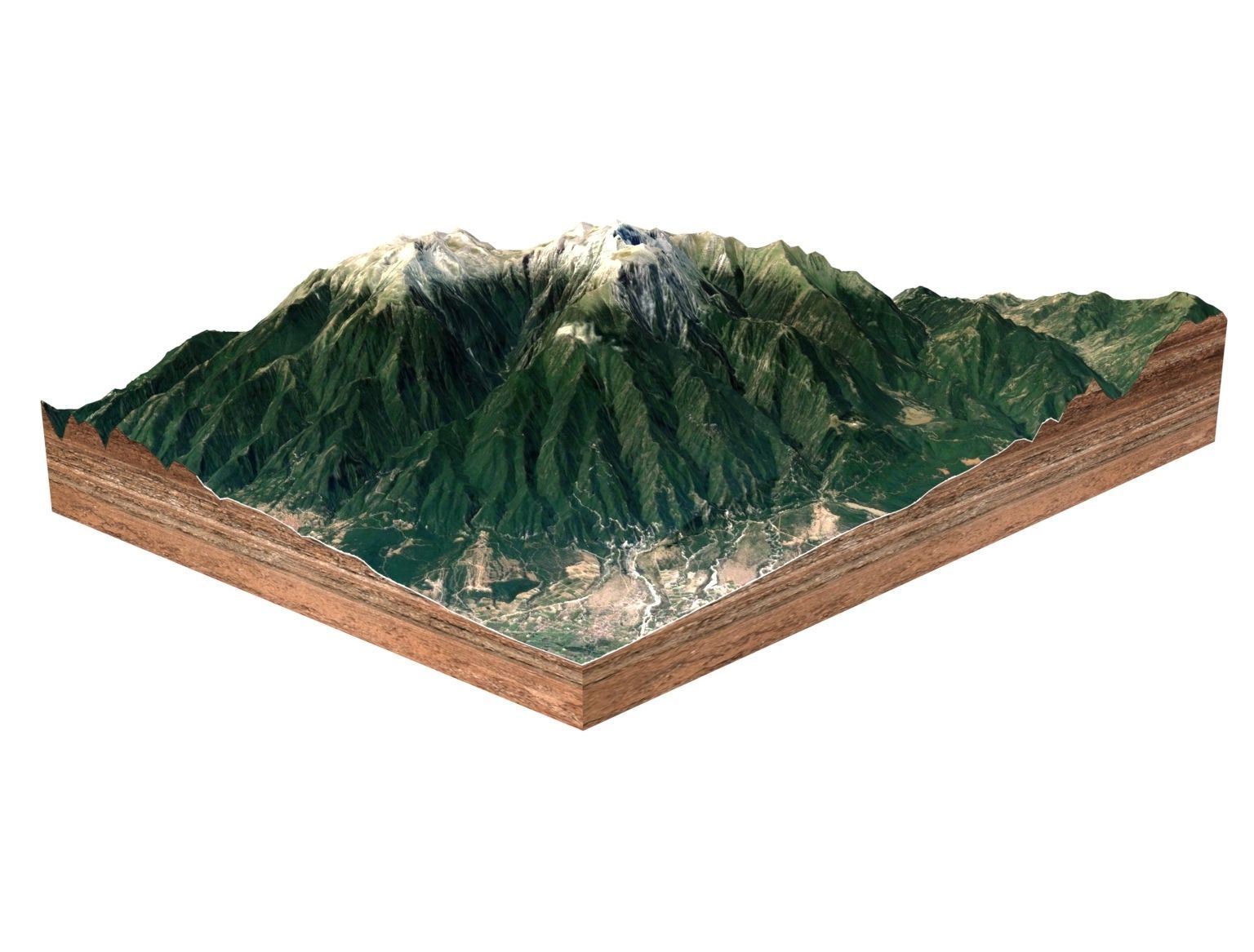 Mountain landscape 3D model | CGTrader