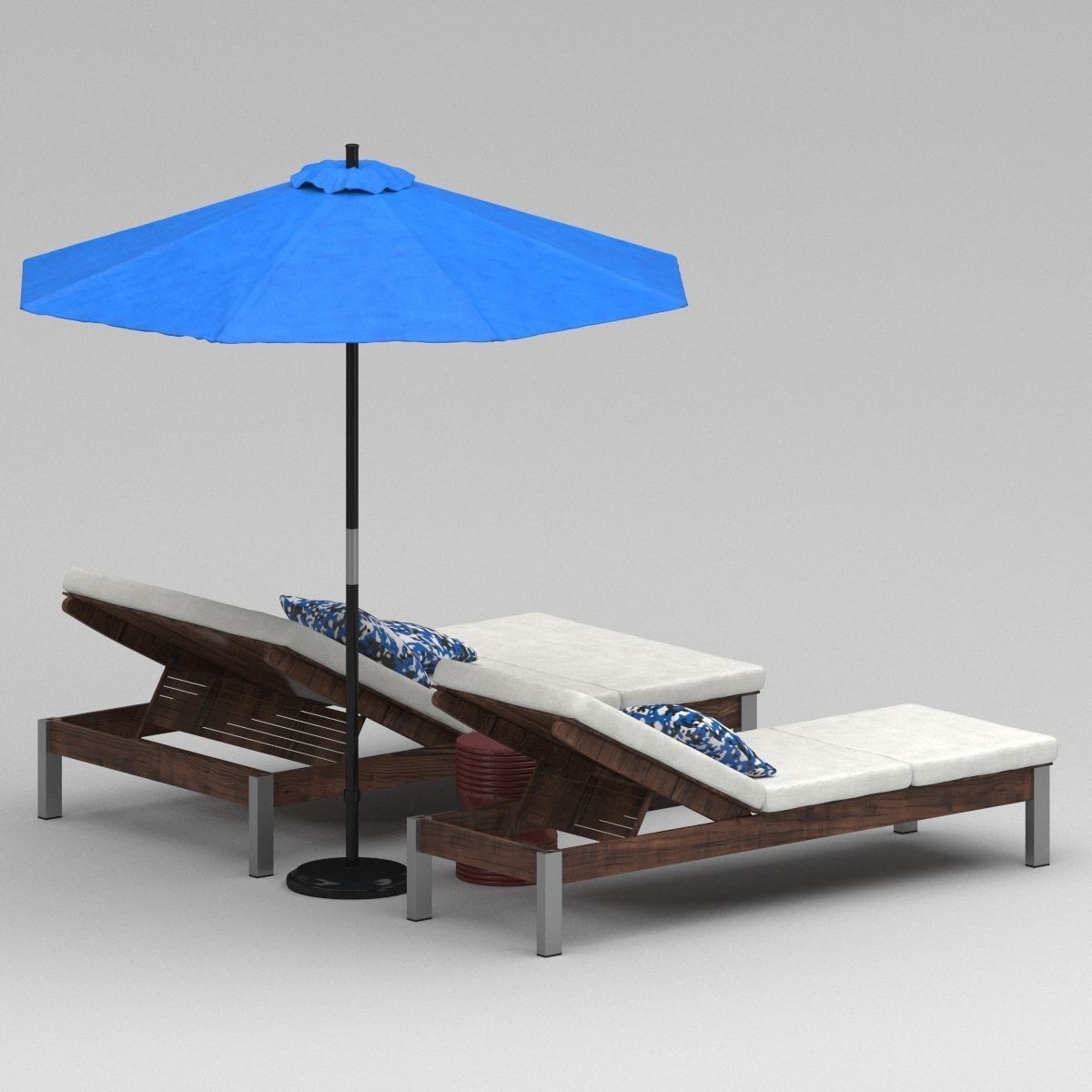 Outdoor set 01 3D model | CGTrader