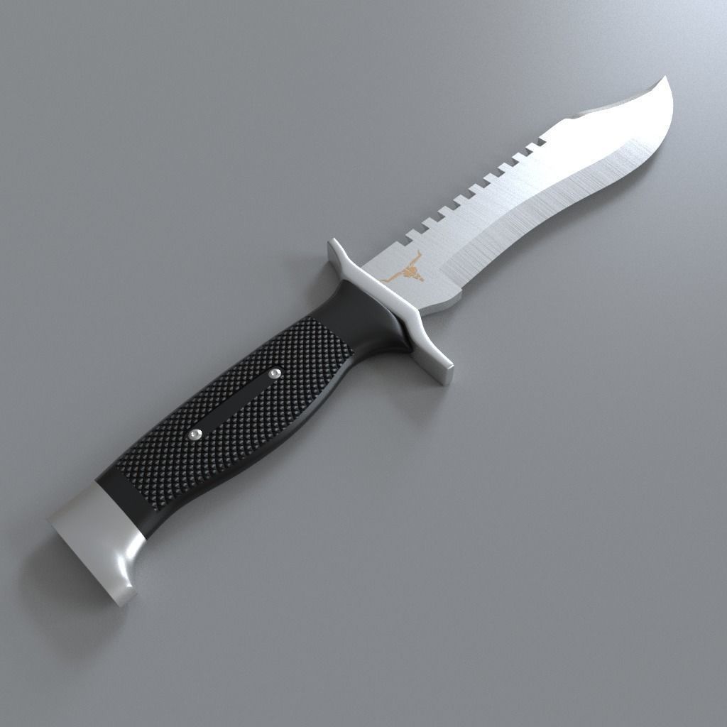 Three CSGO Knives Pack 1 3D model | CGTrader
