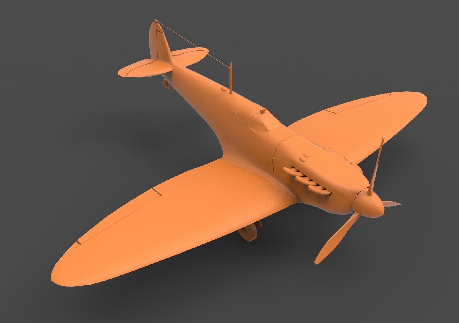 Supermarine Spitfire 3D model 3D printable | CGTrader
