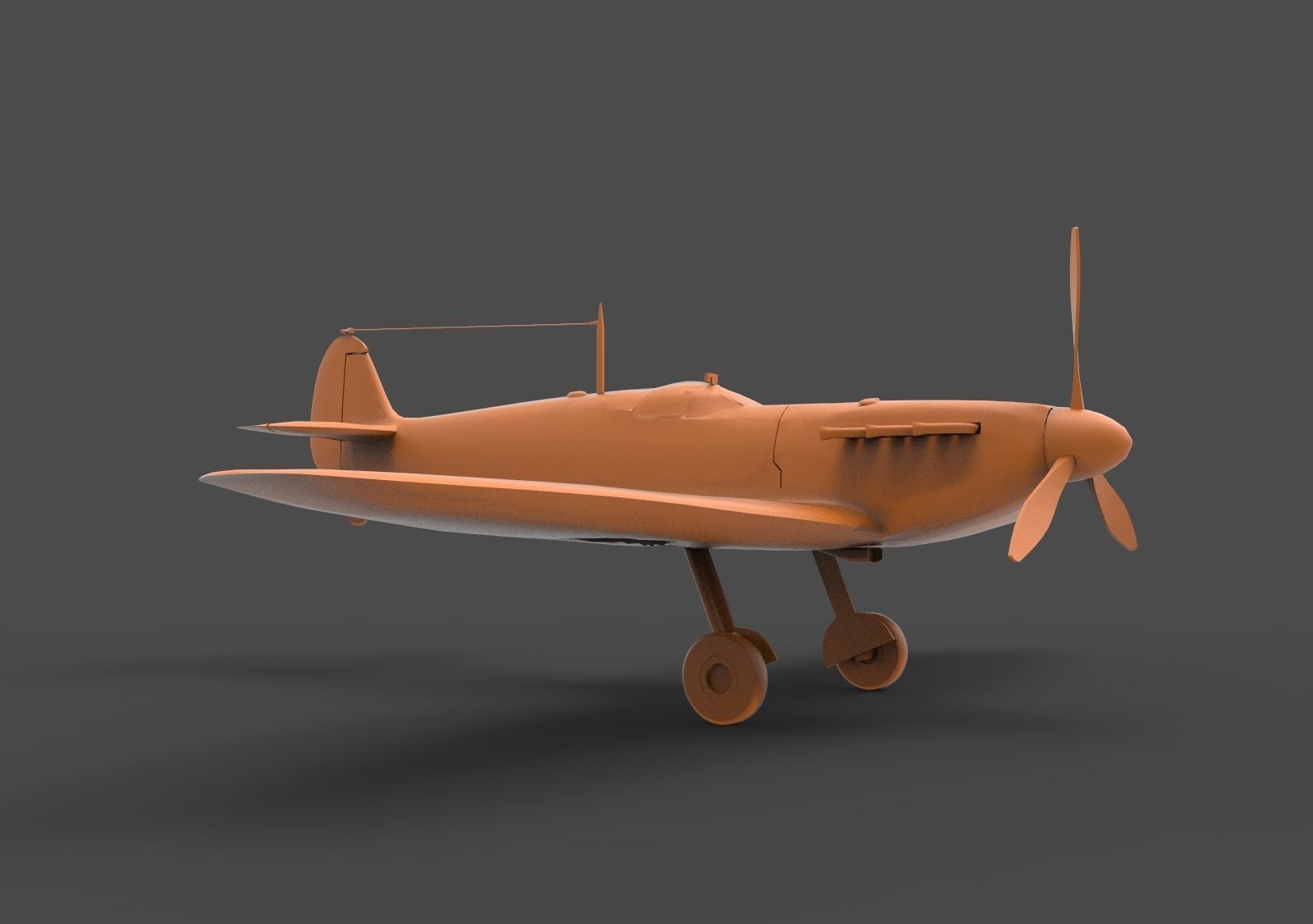 Supermarine Spitfire 3D model 3D printable | CGTrader