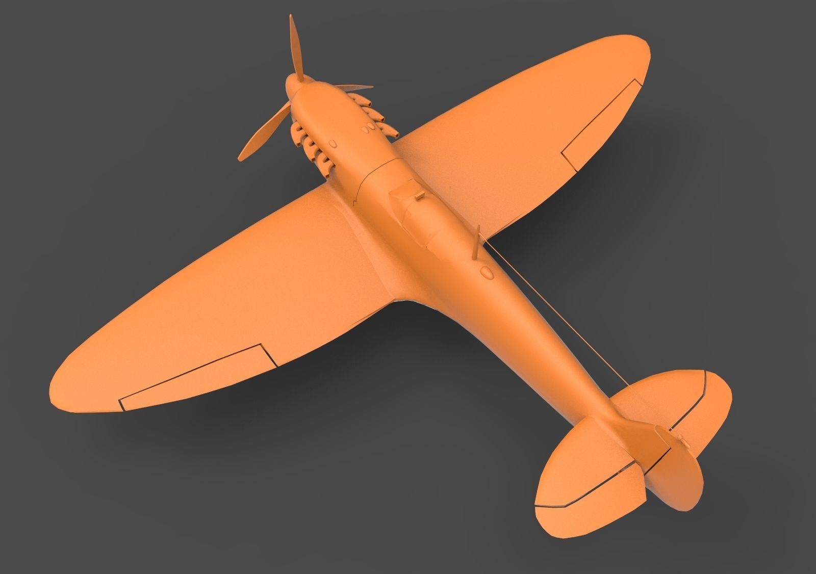 Supermarine Spitfire 3D model 3D printable | CGTrader