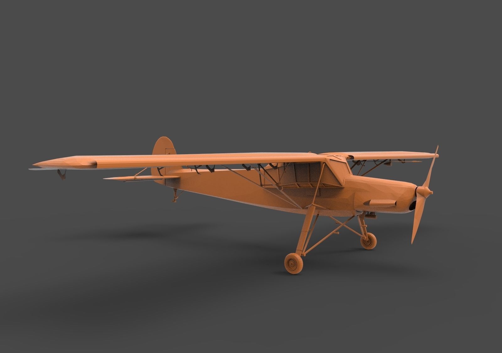 Fieseler Fi 156 Storch 3D model 3D printable | CGTrader