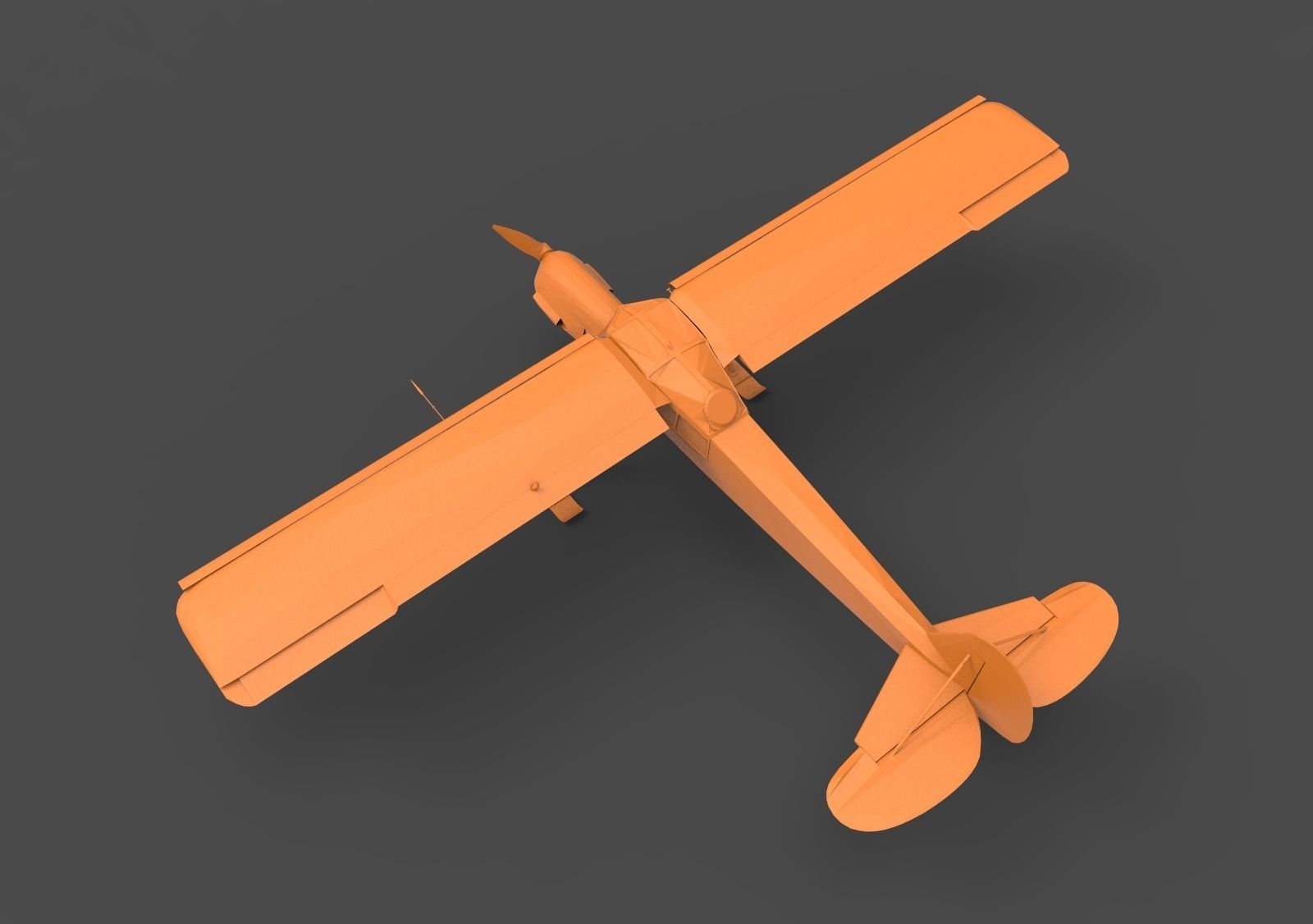 fieseler fi 156 storch winter 3D model 3D printable | CGTrader