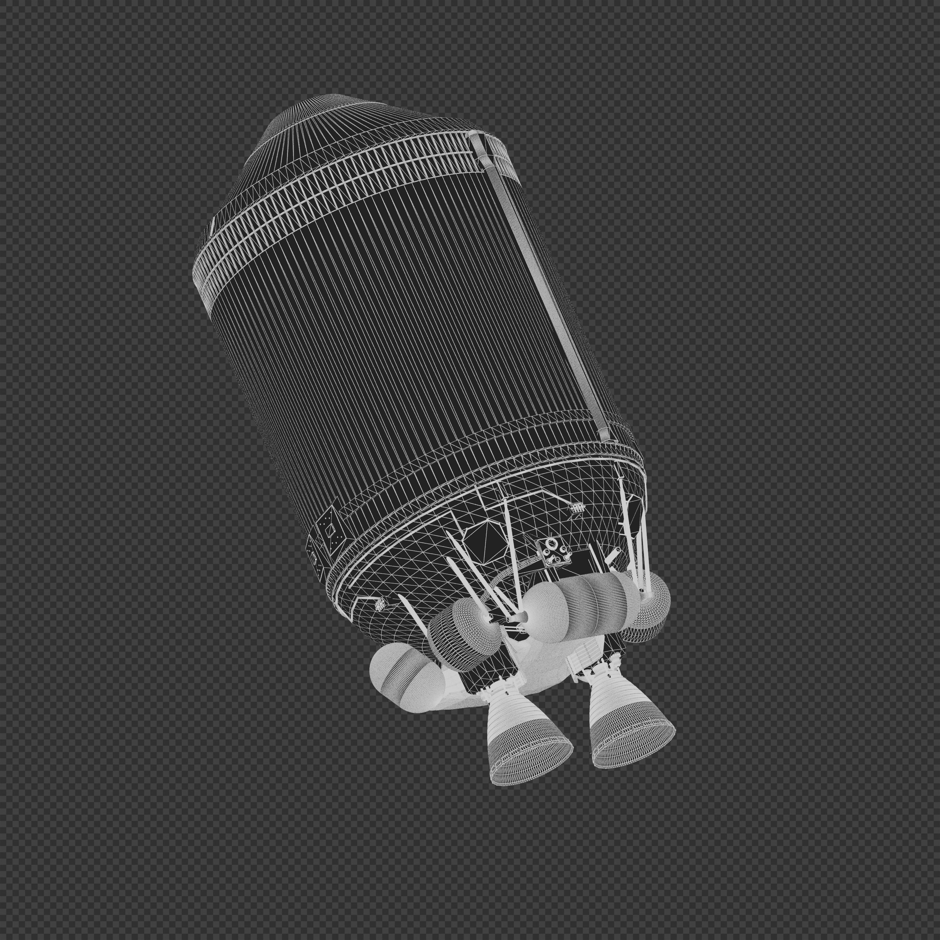 Vulcan rocket 3D model | CGTrader