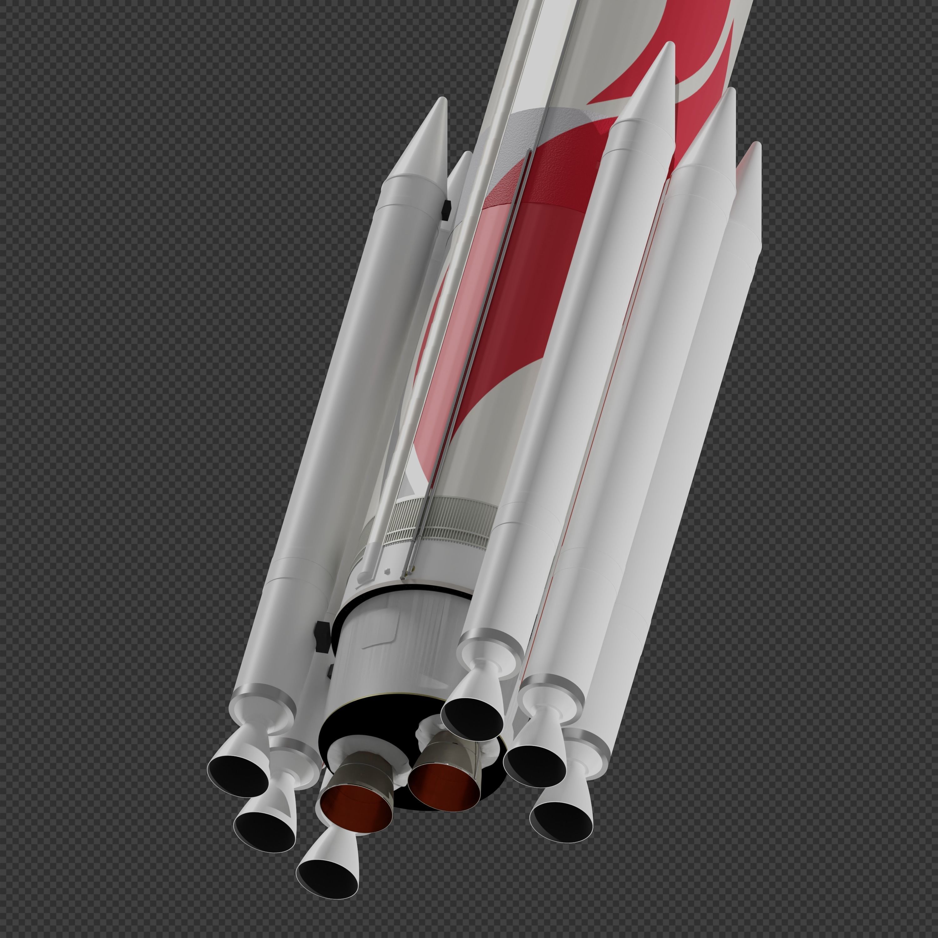 Vulcan rocket 3D model | CGTrader