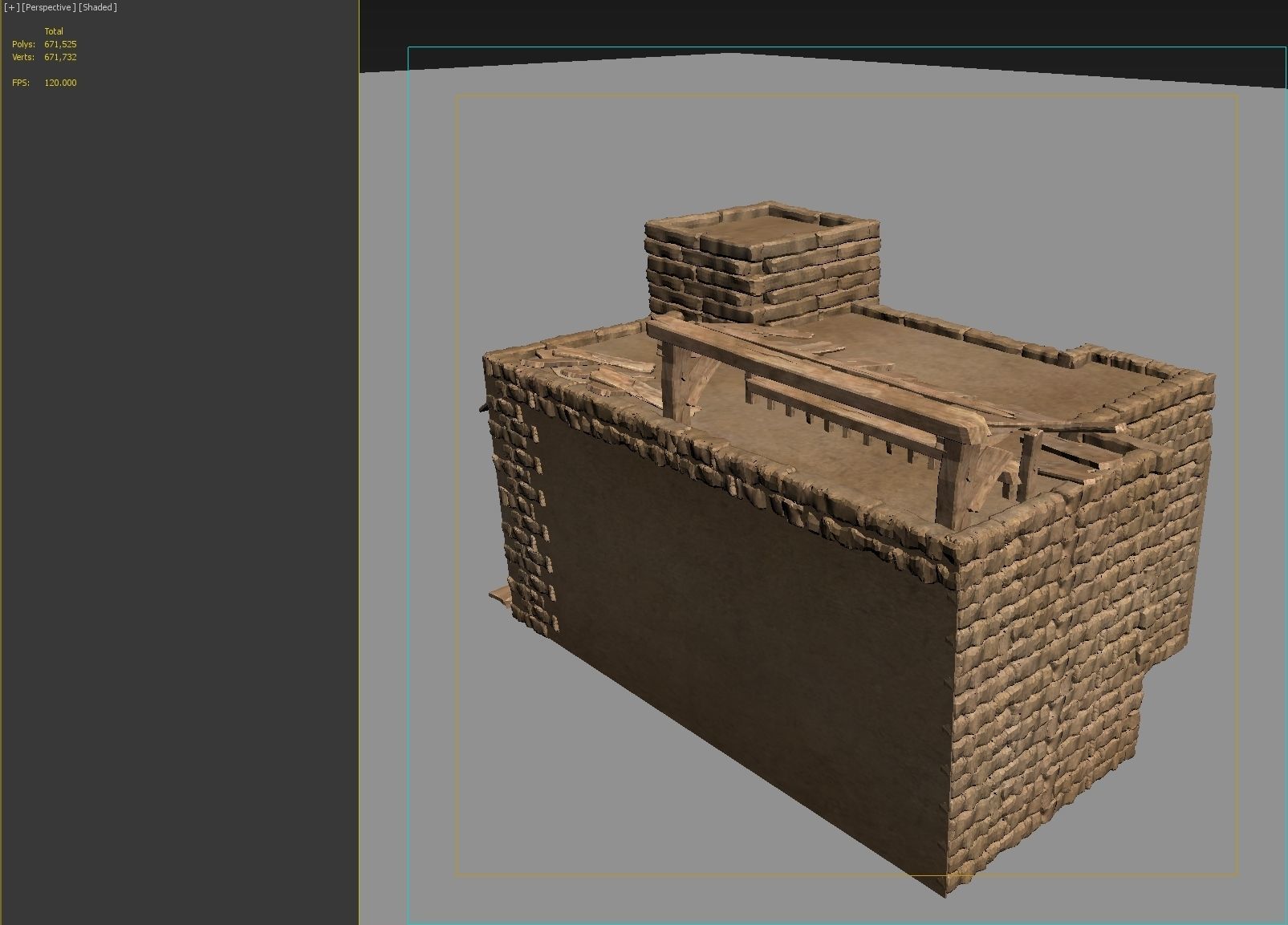 dirt House house 3D model | CGTrader