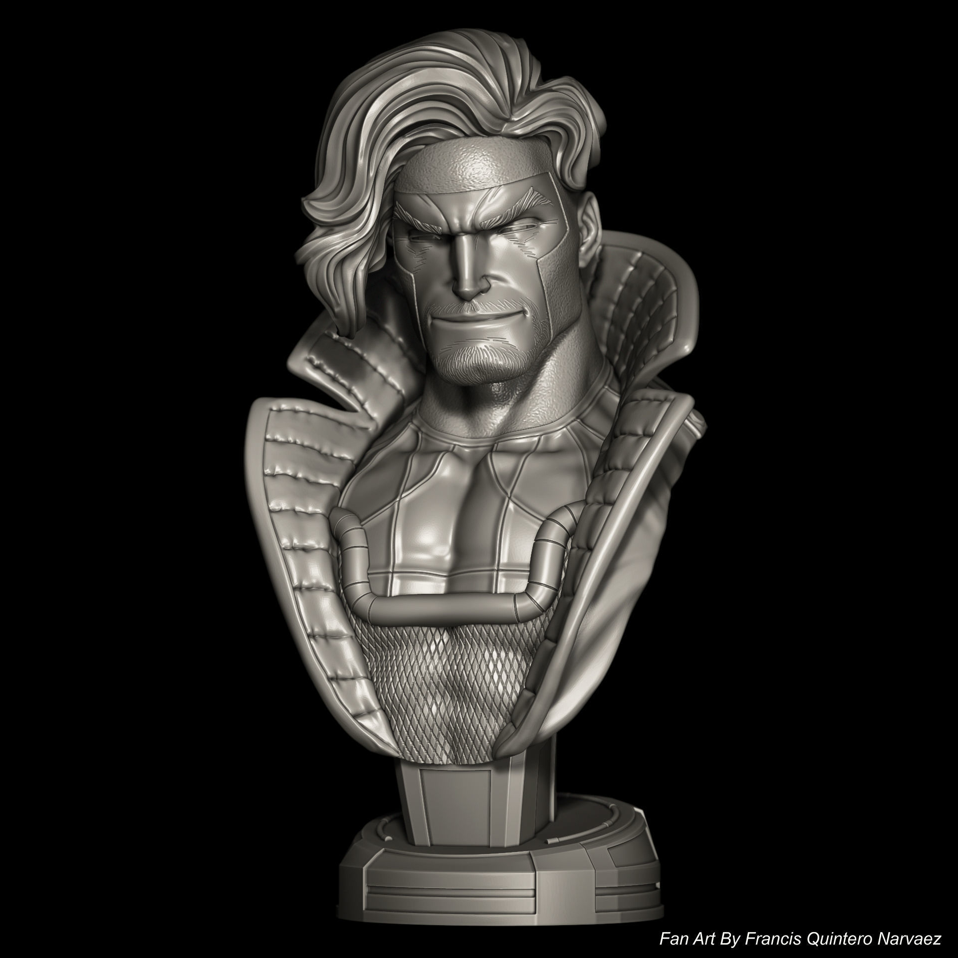 Campbells Gambit bust 3D model 3D printable | CGTrader