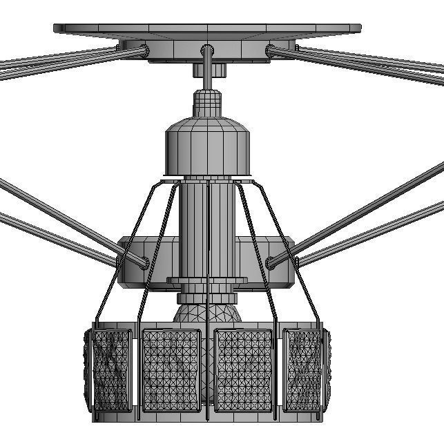 Ceiling chandelier ILLUMICO IL 7140 3D model | CGTrader