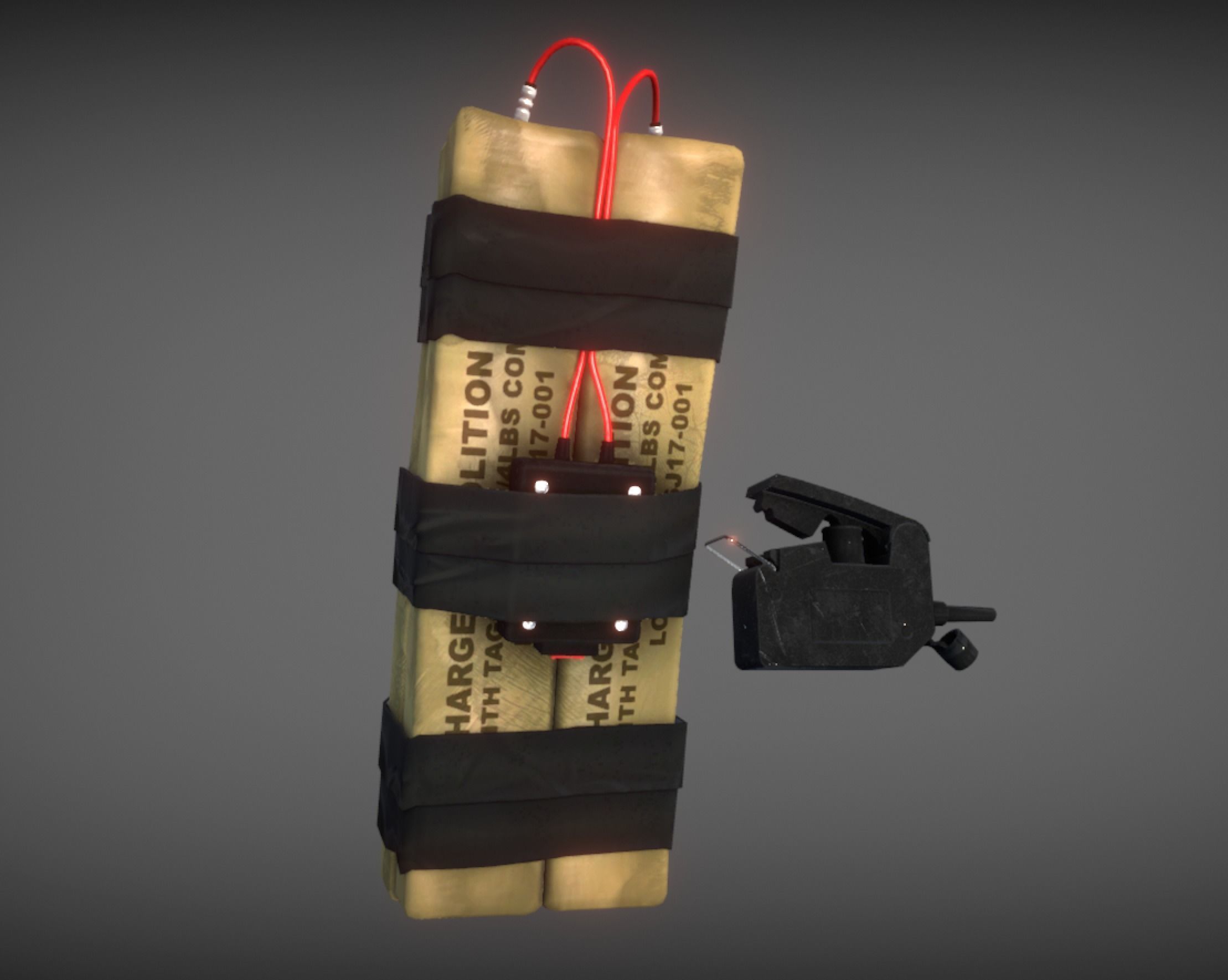 3D model C-4 C4 explosive VR / AR / low-poly | CGTrader