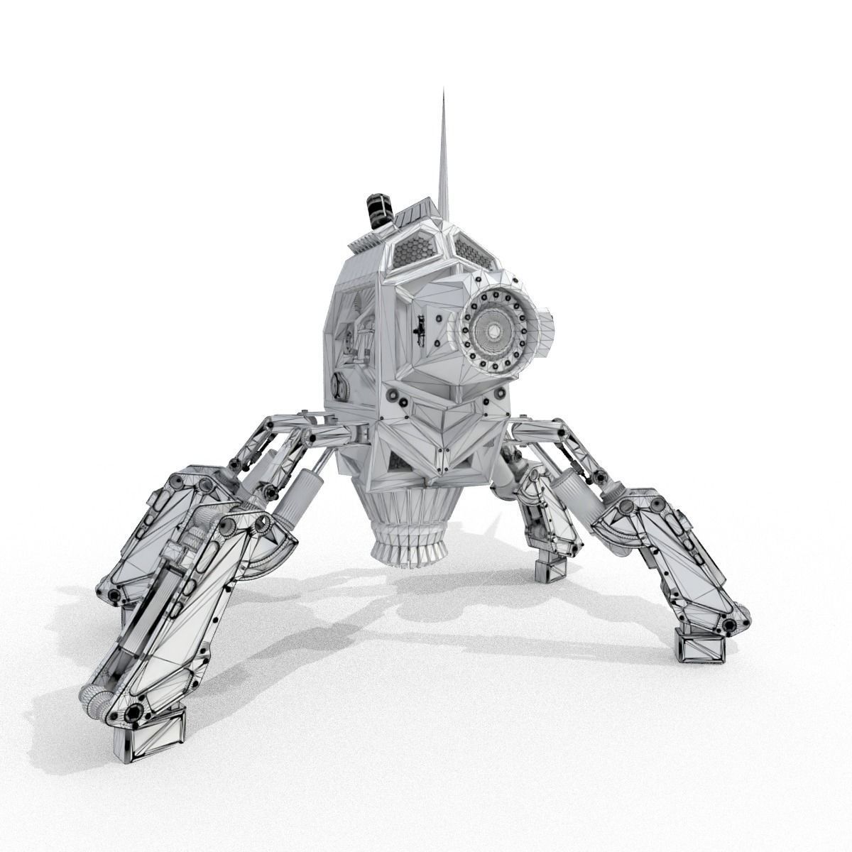Futuristic Droid Robot free 3D model | CGTrader