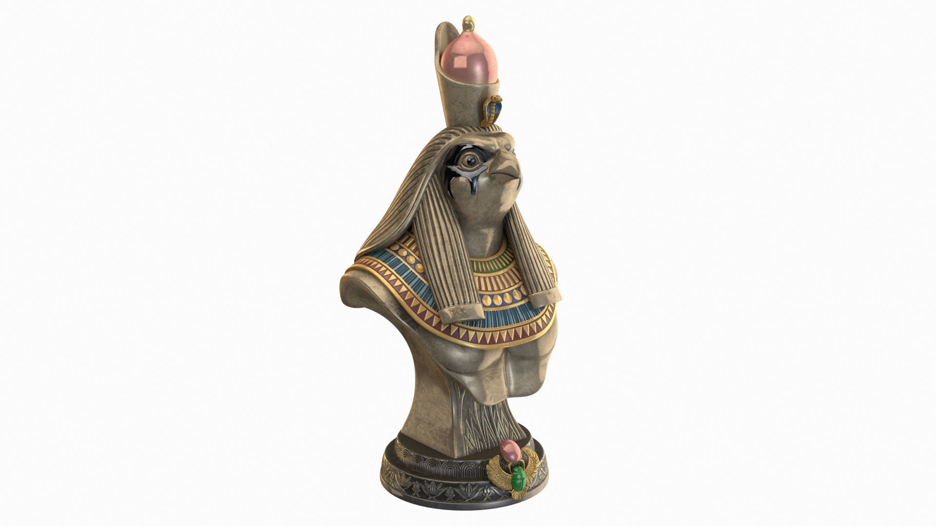 Horus statue of egyptian queen 3D model | CGTrader