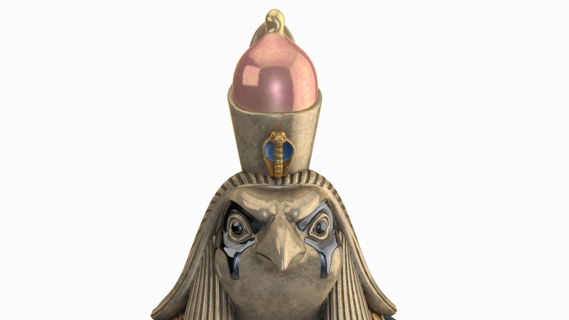 Horus statue of egyptian queen 3D model | CGTrader