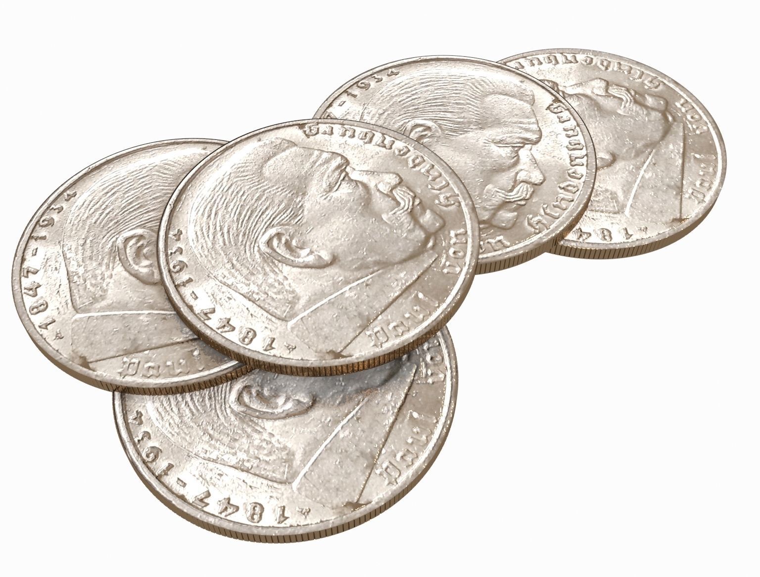 Third Reich 5 Reichsmark Germany 3D model | CGTrader