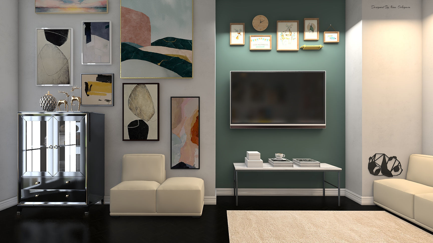 3D realistic Interior Design 3D model 3D printable | CGTrader