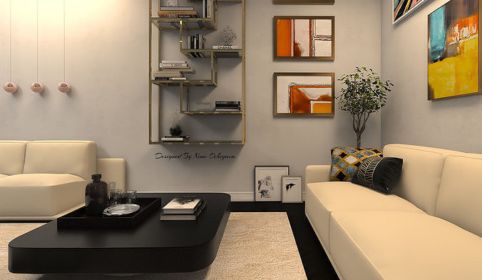 3D realistic Interior Design 3D model 3D printable | CGTrader